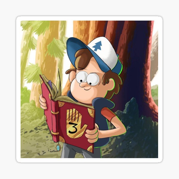 "gravity falls dipper " Sticker for Sale by Allanluxury | Redbubble