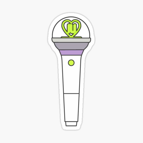 "IU Lightstick " Sticker for Sale by penghwall | Redbubble