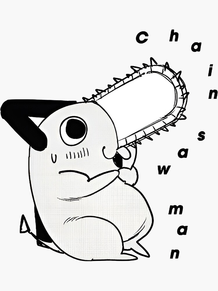 "Chainsaw Man. Crunchyroll" Sticker for Sale by BOZIID | Redbubble