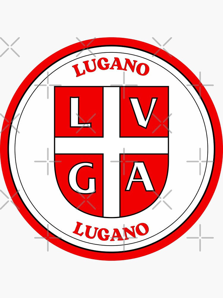 "Swiss City of Lugano" Sticker for Sale by FedSherDesign | Redbubble