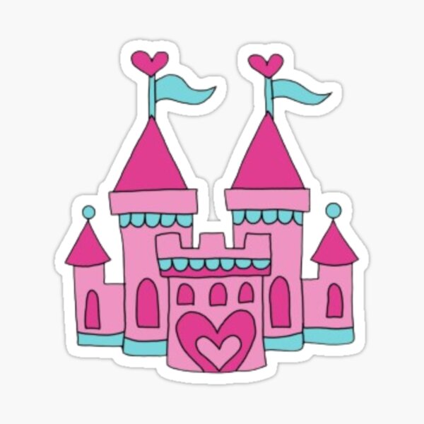 "Princess Castle" Sticker for Sale by daisydance | Redbubble