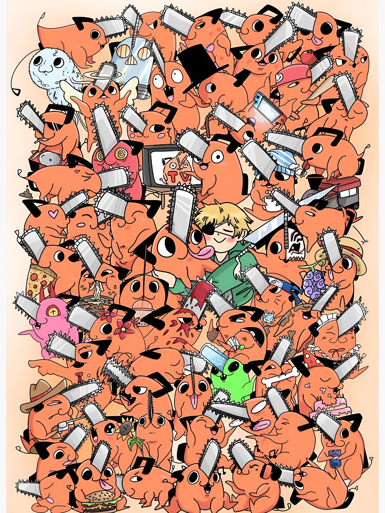 "Chainsaw Man. Crunchyroll" Sticker for Sale by BOZIID | Redbubble