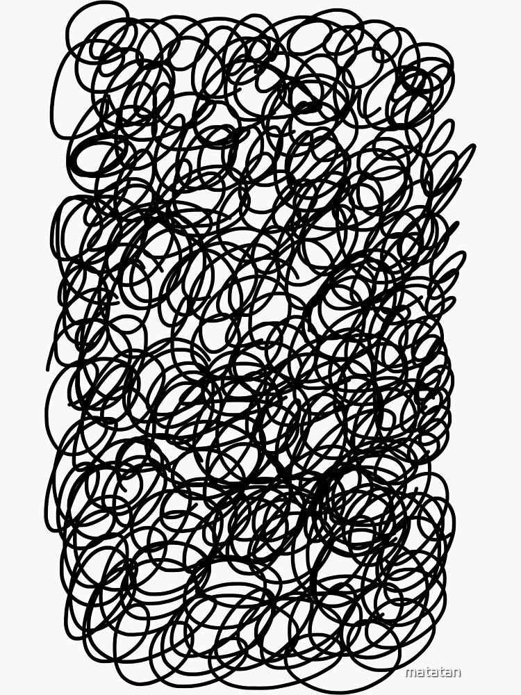 "Line Art Drawing, Line Art, transparent background" Sticker for Sale ...