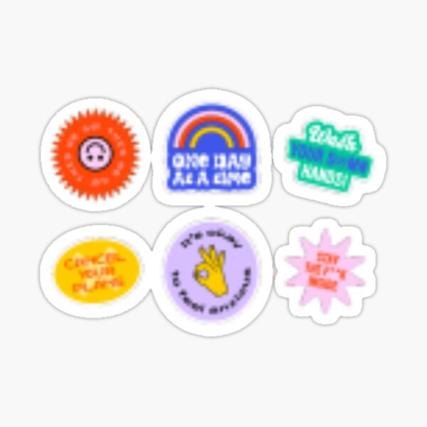 "sticker pack" Sticker for Sale by vflora | Redbubble