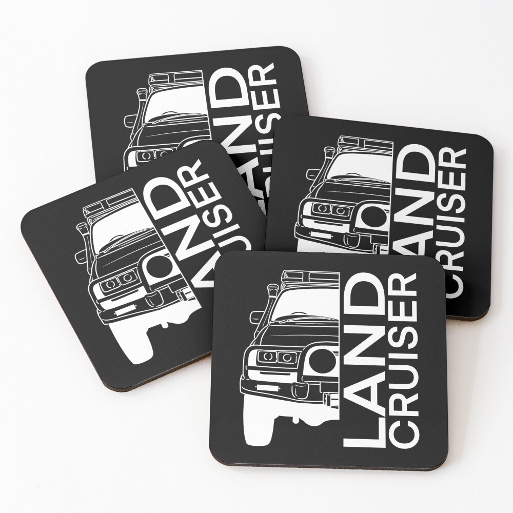 "TOYOTA LANDCRUISER 80 SERIES BLACK AND WHITE" Sticker for Sale by ...