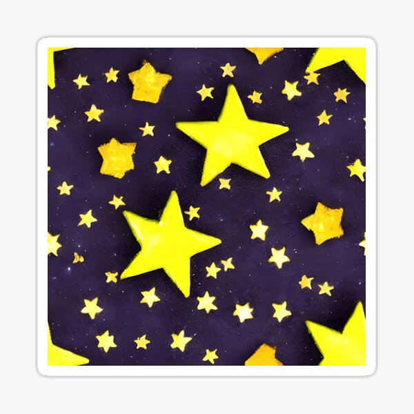 "Seamless pattern of stars No2" Sticker for Sale by angelisart | Redbubble