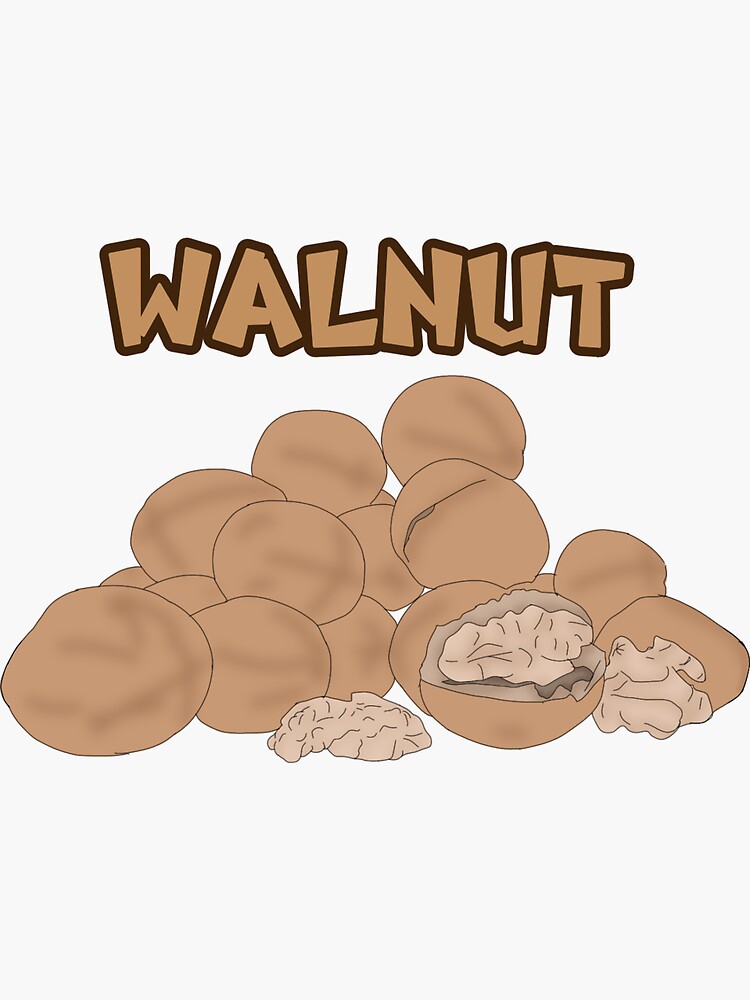 "Walnut Jar sticker" Sticker for Sale by Maki-Designs | Redbubble