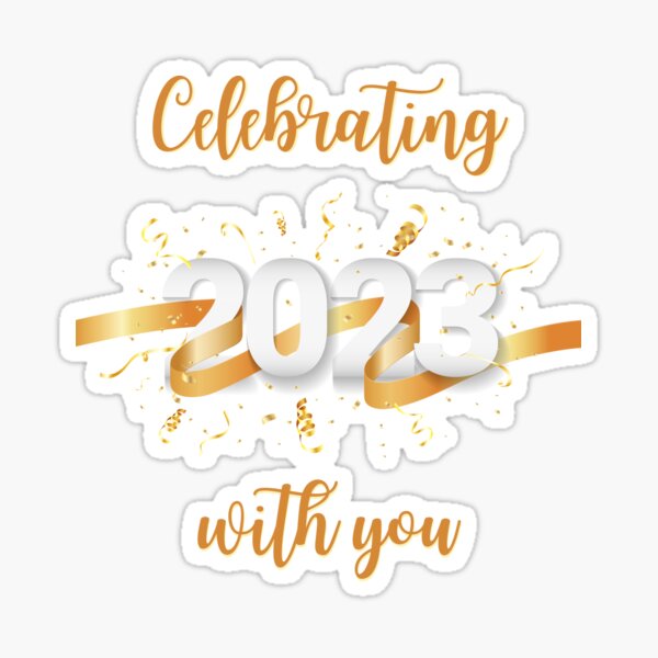 "Celebrating 2023 With You, Gold, New Year 2023 | Minimalist 2023 ...