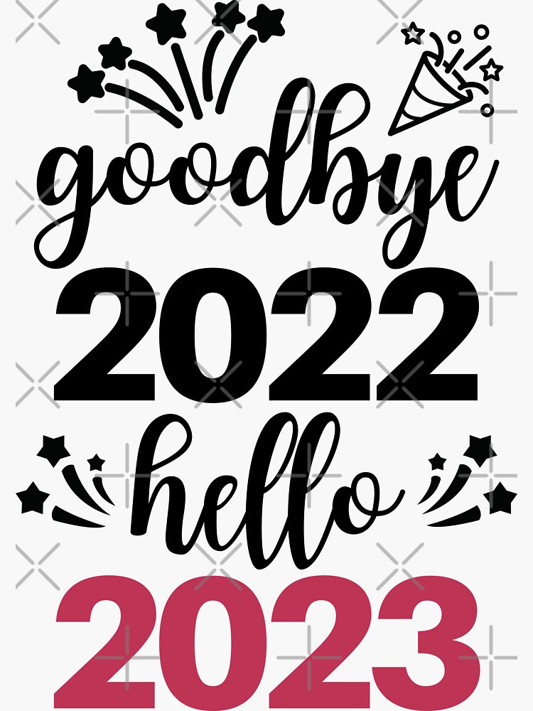 "Goodbye 2022 Hello 2023, New Year 2023 | Minimalist 2023 Designs ...