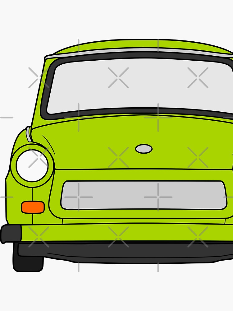 "Trabant 601 front apple green color" Sticker for Sale by EdimDesign ...