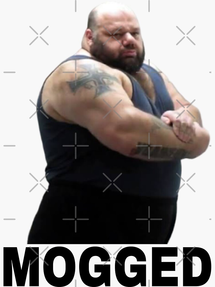 "Kyriakos Grizzly Mogged" Sticker for Sale by artzaka | Redbubble