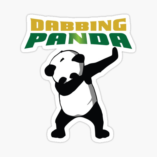 Dab Panda Stickers | Redbubble