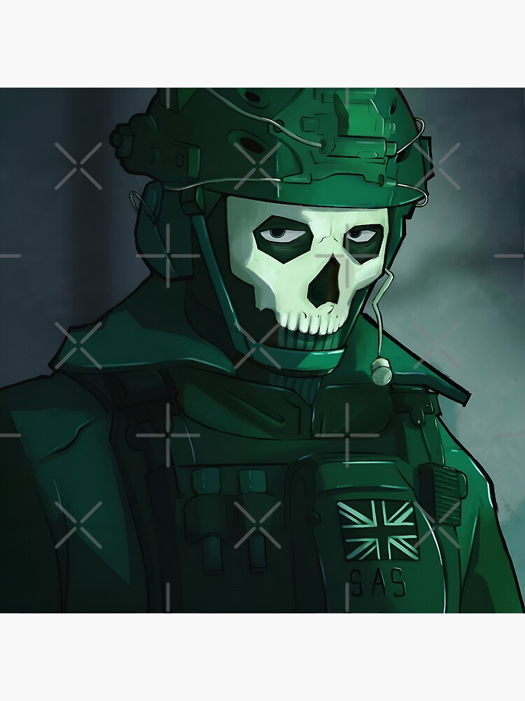 "Simon Riley 'Ghost' SAS" Sticker for Sale by TheDudeFrame | Redbubble