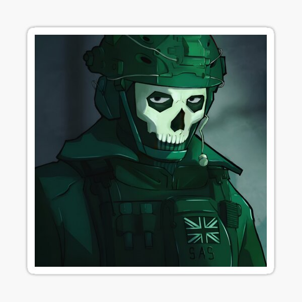 "Simon Riley 'Ghost' SAS" Sticker for Sale by TheDudeFrame | Redbubble