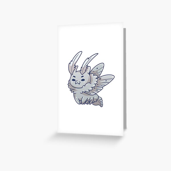 "Mothman the Adorable" Greeting Card for Sale by AdorableCryptid ...