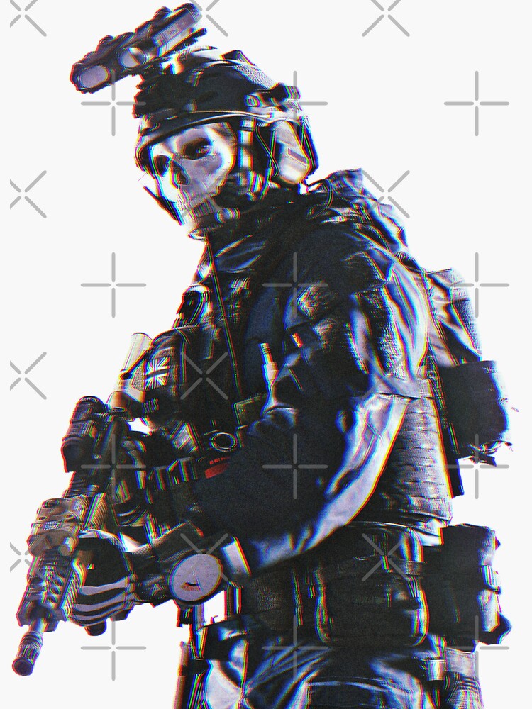 "Simon Riley 'Ghost' SAS Sticker" Sticker for Sale by TheDudeFrame ...