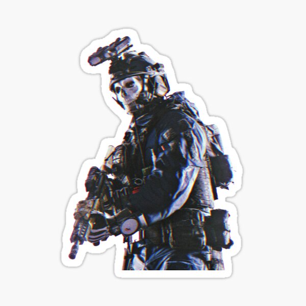"Simon Riley 'Ghost' SAS Sticker" Sticker for Sale by TheDudeFrame ...