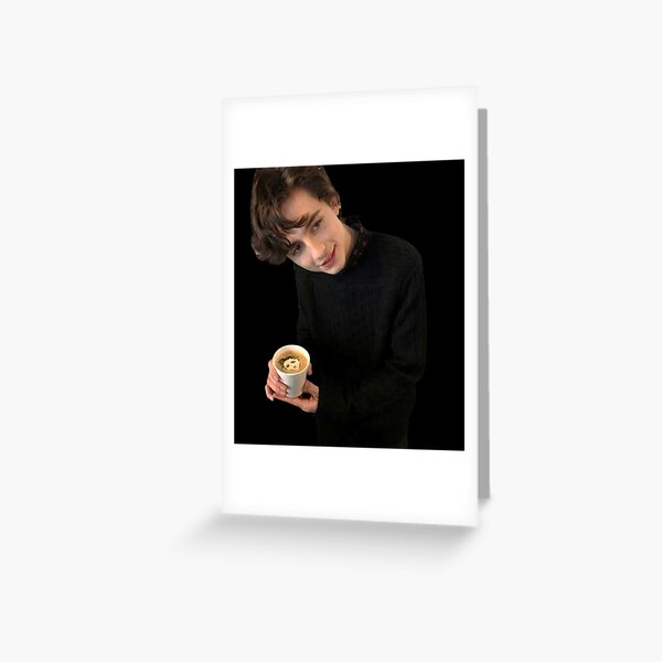 Timothee Chalamet Movie Timothee Chalamet Coffee Greeting Card For