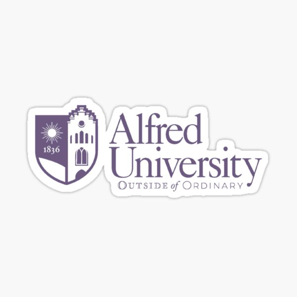 "Alfred University" Sticker for Sale by Mis3musas | Redbubble