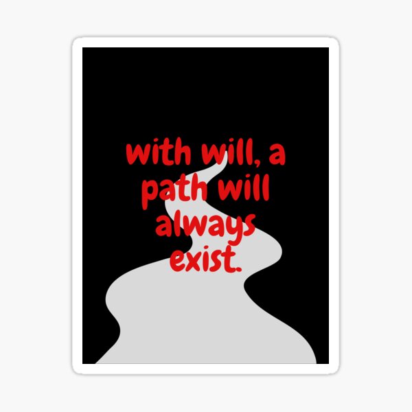 "determination" Sticker for Sale by chak87 | Redbubble