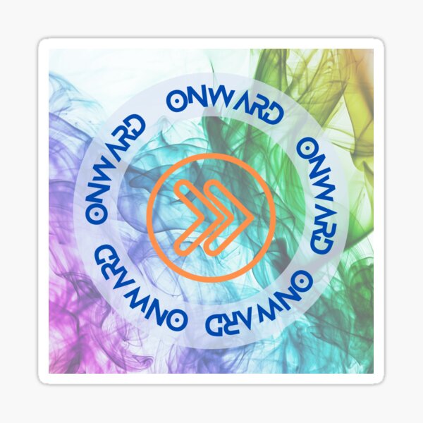 "Onward Upward Forward" Sticker for Sale by diallo-studios | Redbubble