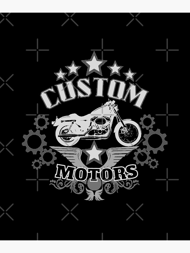 "Custom Motors" Poster for Sale by JoyPoddar | Redbubble