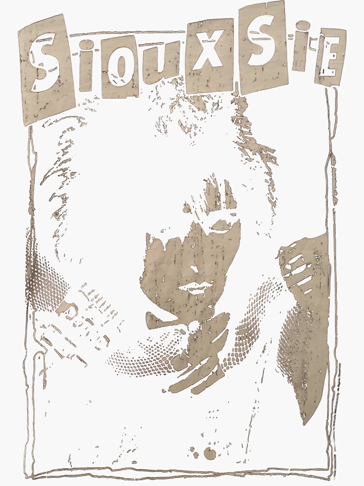 "Vintage Siouxsie Sioux Susan Janet Ballion" Sticker for Sale by ...