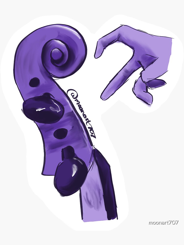 "Cello love" Sticker for Sale by moonart707 | Redbubble