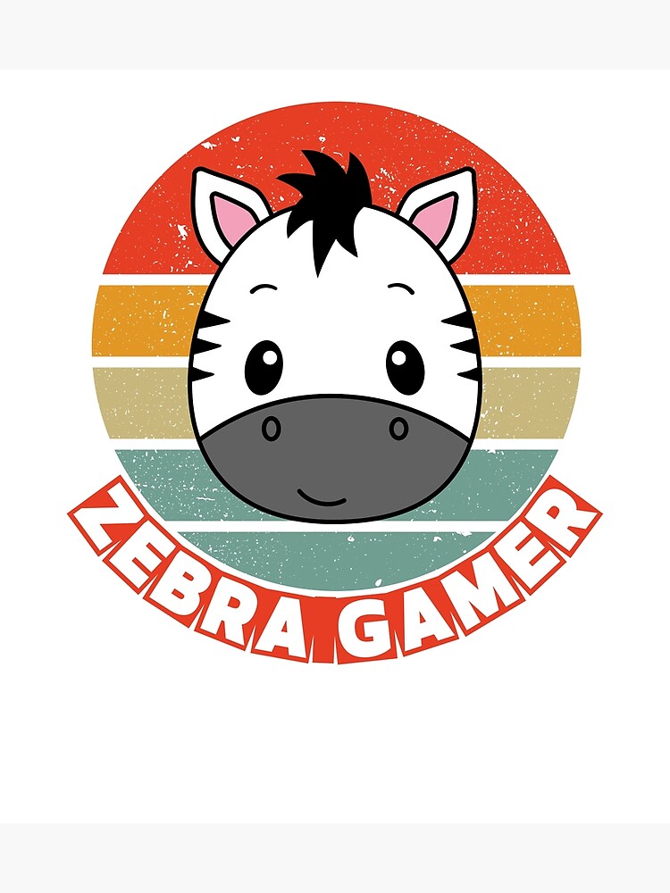 "Zebra Gamer Gaming Design For Gamer" Poster for Sale by alqila | Redbubble