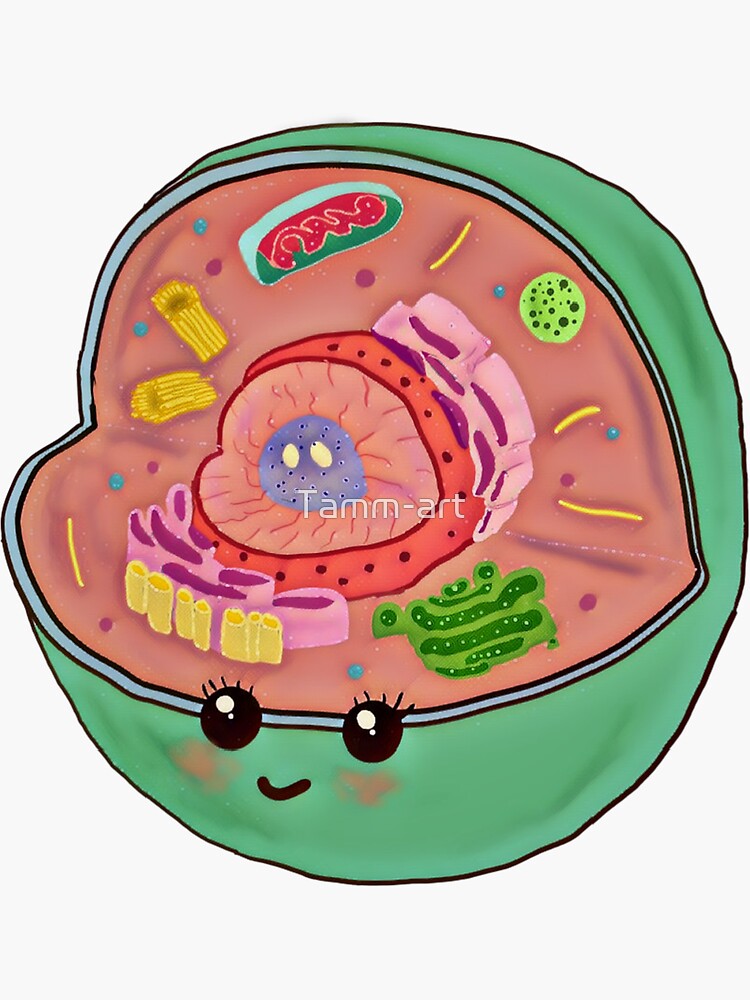 "Cute cell" Sticker for Sale by Tamm-art | Redbubble
