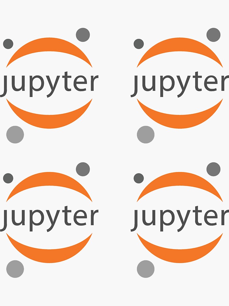 "Jupyter Logo" Sticker for Sale by MrShy | Redbubble