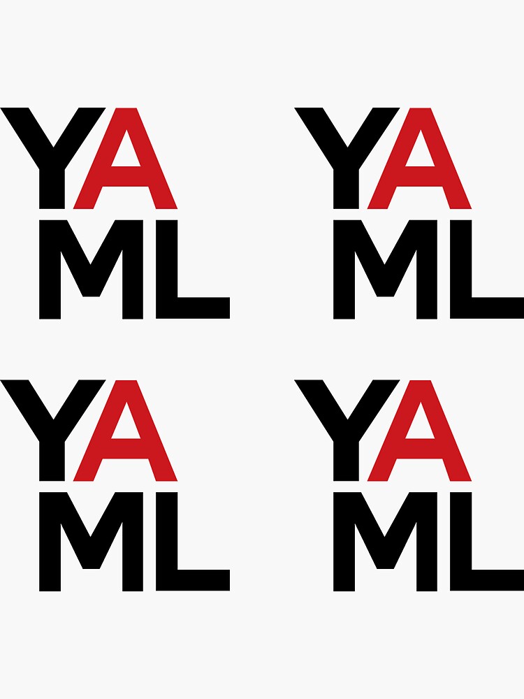 "Yaml Logo" Sticker for Sale by MrShy | Redbubble