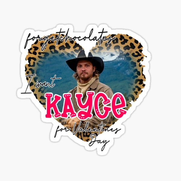 "Kayce Dutton Yellowstone Valentines" Sticker for Sale by etsyinvite ...