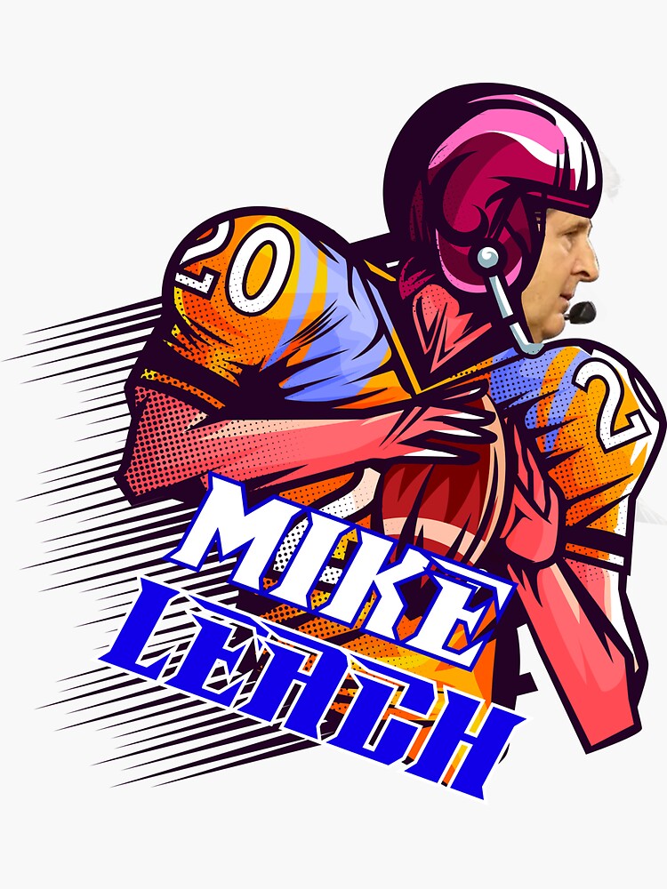 "mike leach" Sticker for Sale by designsmaster99 | Redbubble