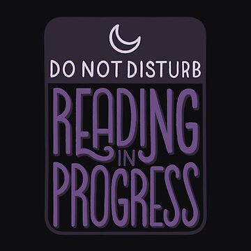"Reading in Progress" Sticker for Sale by DesignsByAND | Redbubble