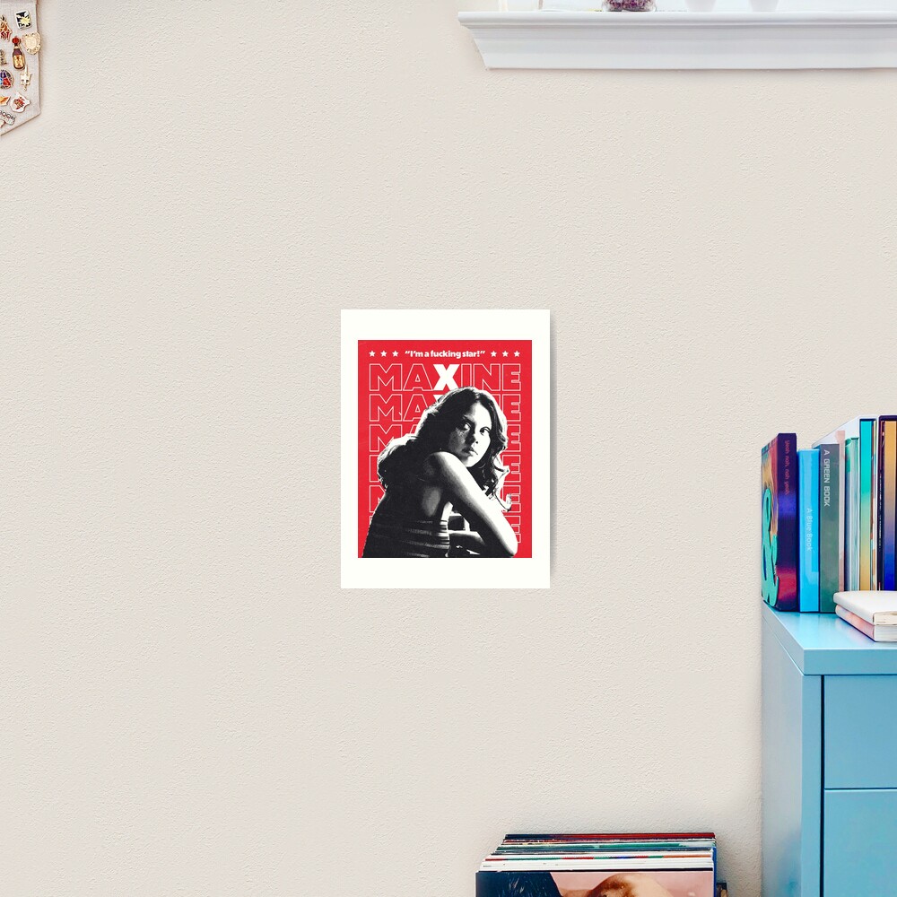 "Maxine Minx X Movie A24" Poster by fallenalien1999 | Redbubble