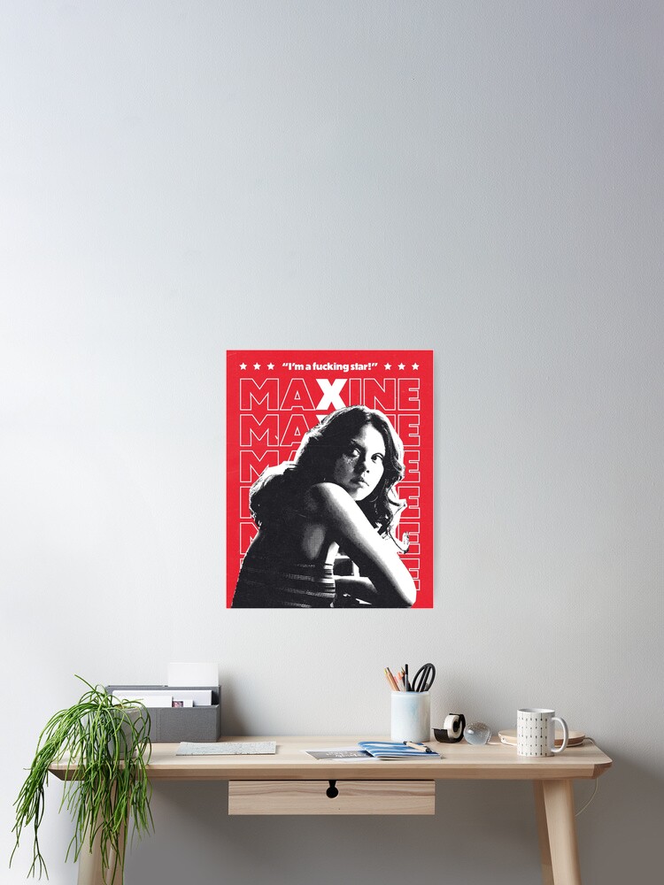 "Maxine Minx X Movie A24" Poster by fallenalien1999 | Redbubble