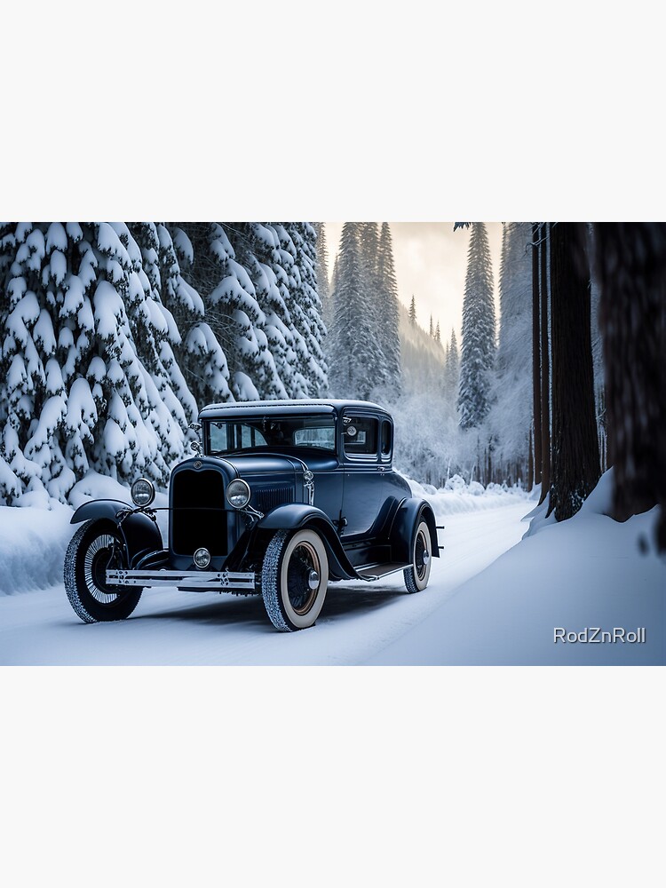 "Winter Hot Rod: Snow and Steel #22, a perfect gift for all American ...
