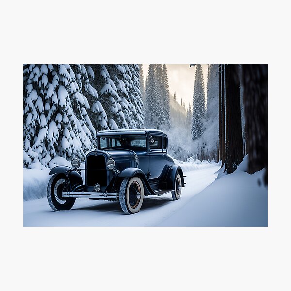 "Winter Hot Rod: Snow and Steel #22, a perfect gift for all American ...