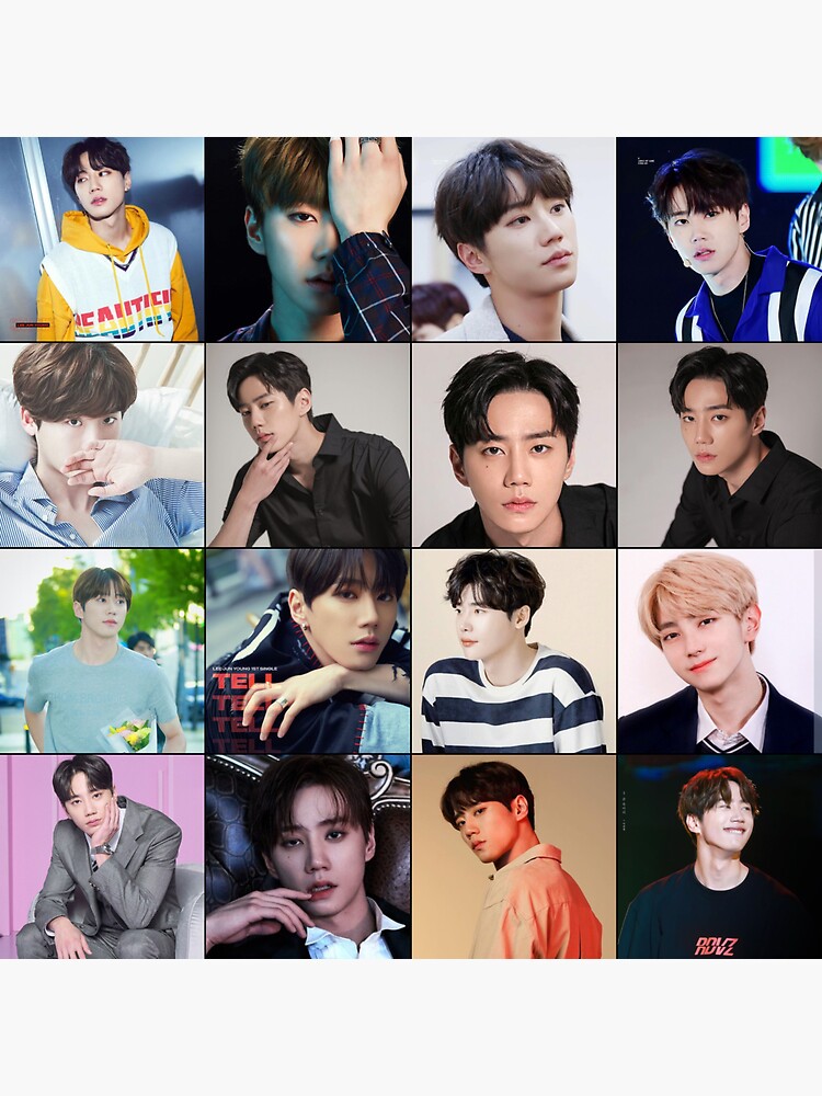 "Lee Jun Young South Korean Actor Cute Photo Collage Montage" Sticker ...