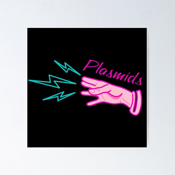 "Plasmids Logo" Poster for Sale by Harry Hates-Holden | Redbubble