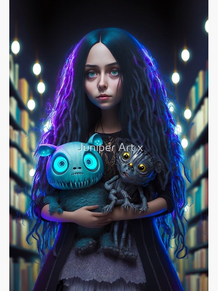 "Dark Academia Witches - Luna & Lightening " Poster for Sale by ...