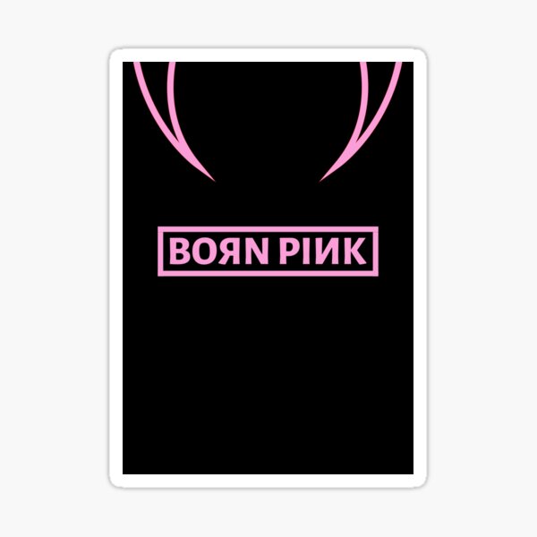 "Blackpink - Born Pink logo" Sticker for Sale by Malina3 | Redbubble