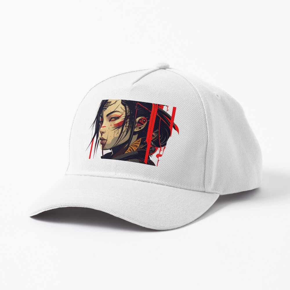 "Samurai girl cyberpunk version" Sticker for Sale by Deluzion | Redbubble