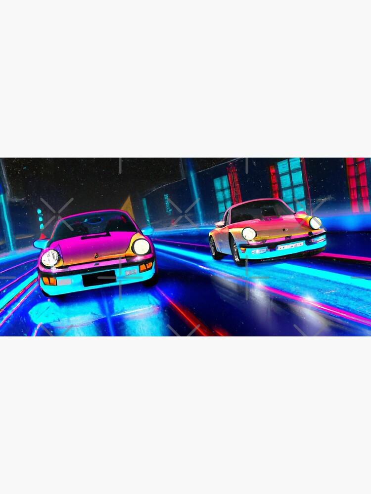 "Porsche 911 racing in the streets" Poster for Sale by SpaceCars ...