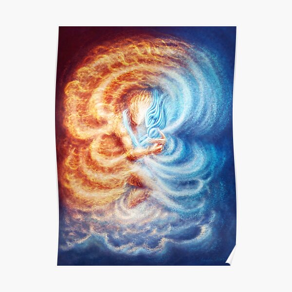 "Fire and Ice" Poster for Sale by Sirielle | Redbubble