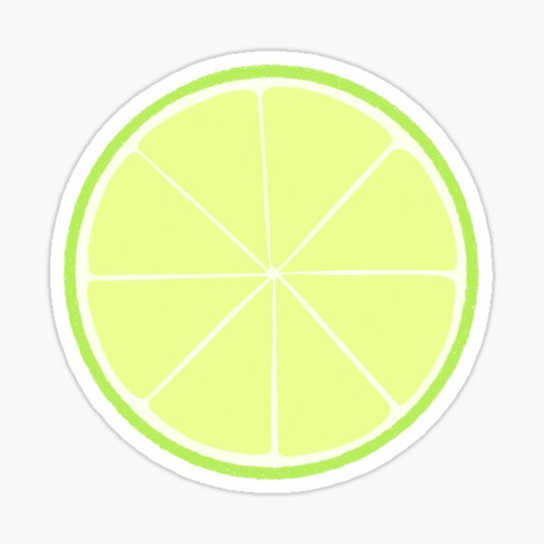 "Lime Slice" Sticker for Sale by FreshPond | Redbubble