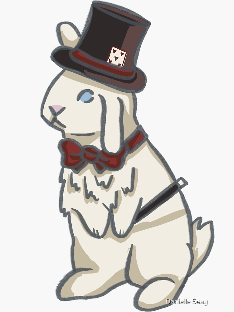 "Silly Kids Tricks are for Rabbits" Sticker for Sale by DanielleSeay56 ...