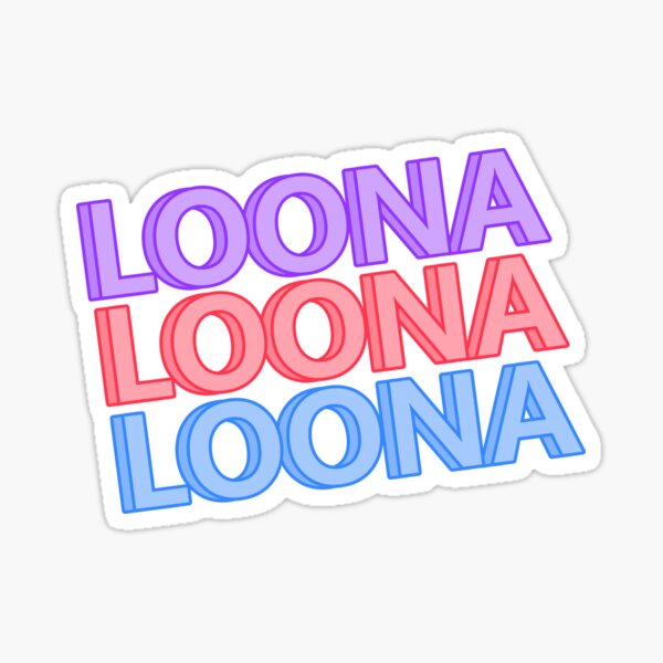 "LOONA KPOP" Sticker for Sale by shannonpaints | Redbubble