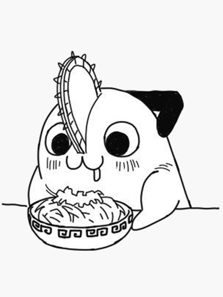 "Chainsaw Man. Crunchyroll" Sticker for Sale by BOZIID | Redbubble